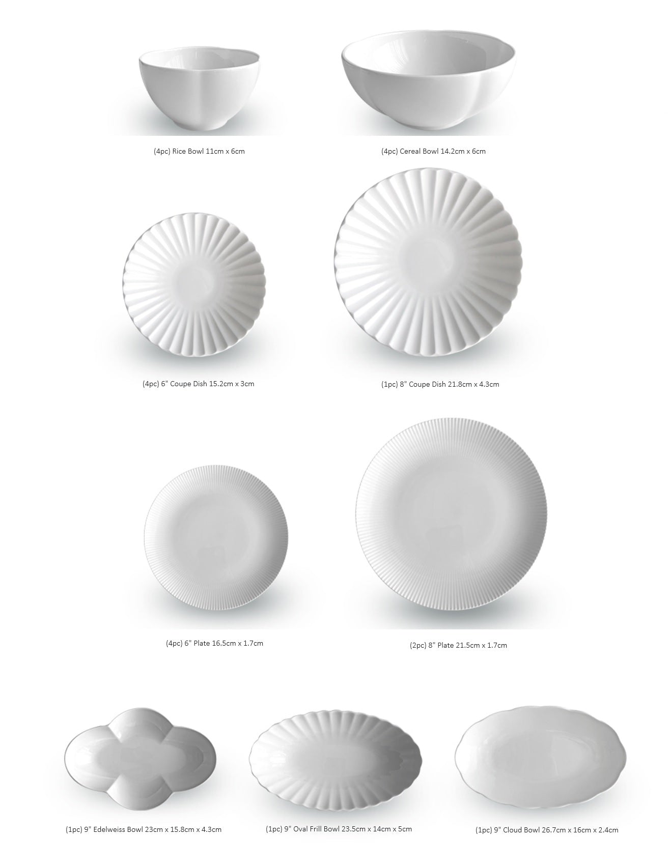 [WhiteBloom] Edel 22-Piece Home set, Serving for 4 – HANKOOK DOJAGI