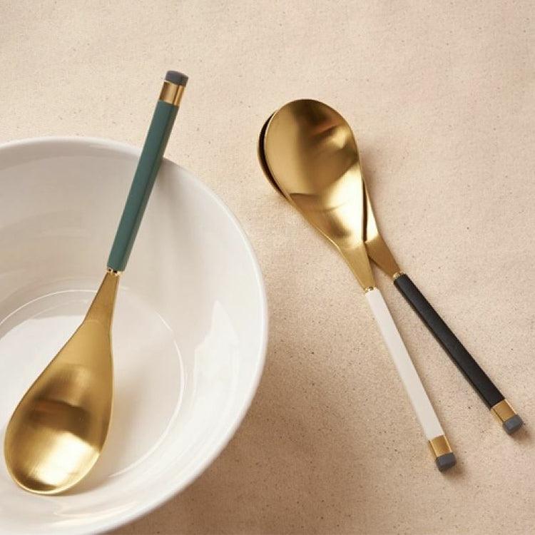 [Bogen] Kara Gold Korean Soup Spoon (1 Soup Spoon) – HANKOOK DOJAGI