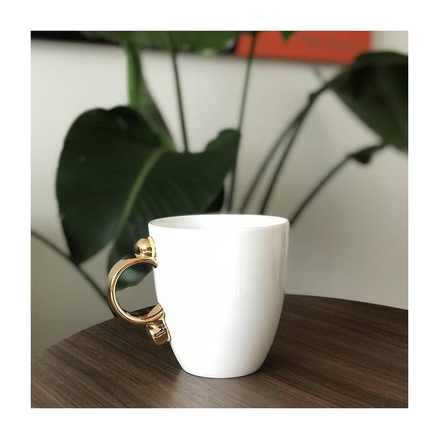 [Prouna] Geometrica Gold Rim Mug--1-Piece – HANKOOK DOJAGI